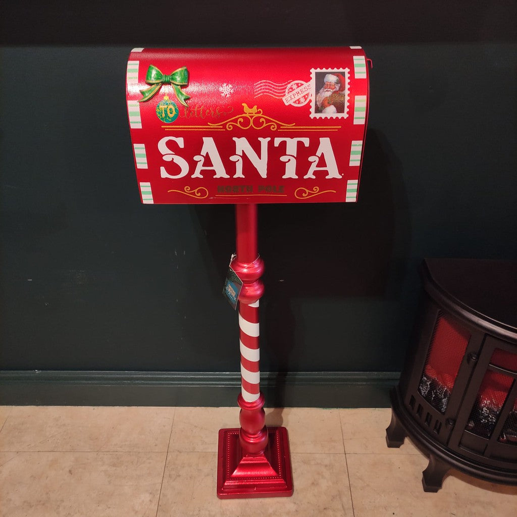 Metal Christmas Mailbox Standing Decoration – Nook & Cranny