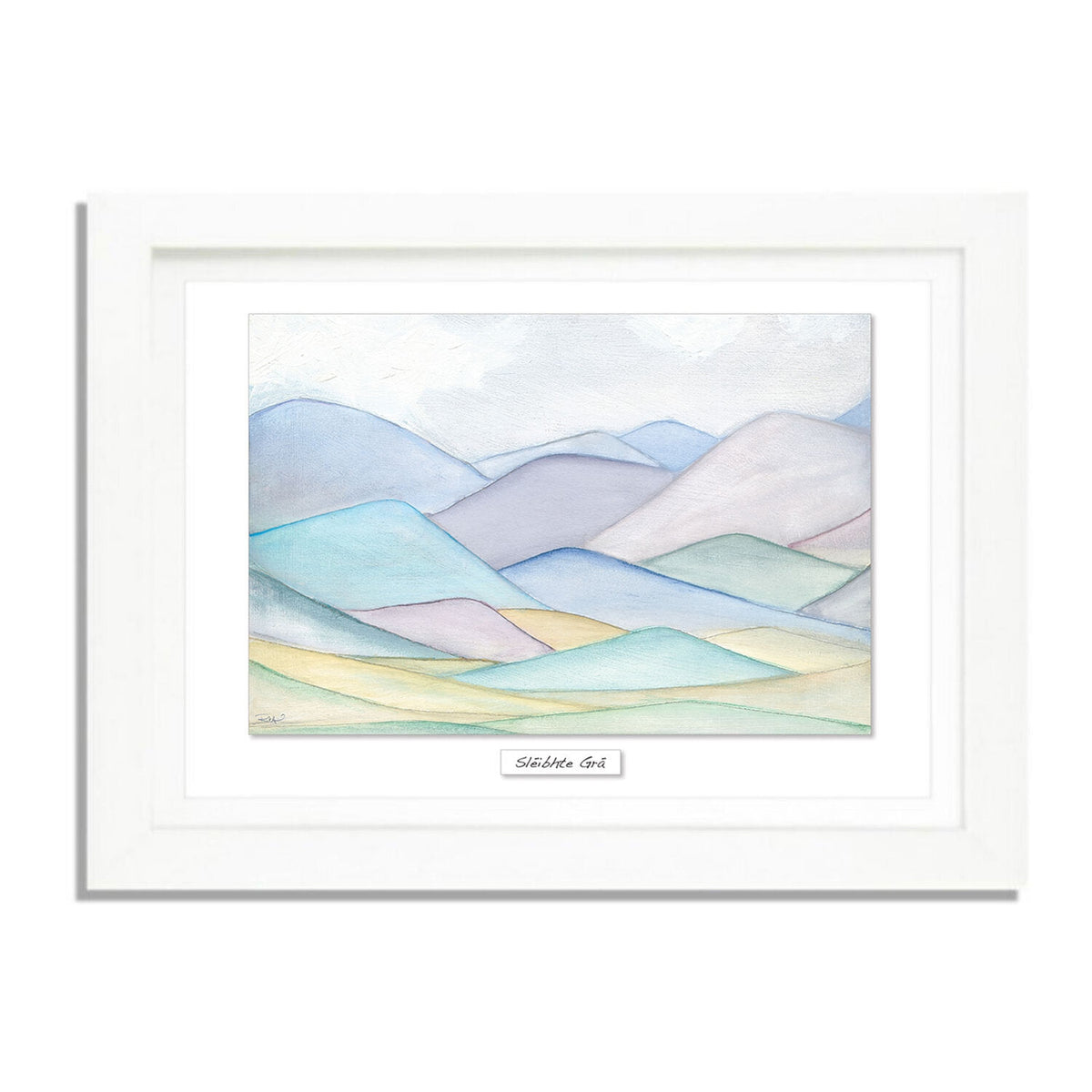 Sleibhte Gra - (Mountains of Love) Framed Print – Nook & Cranny